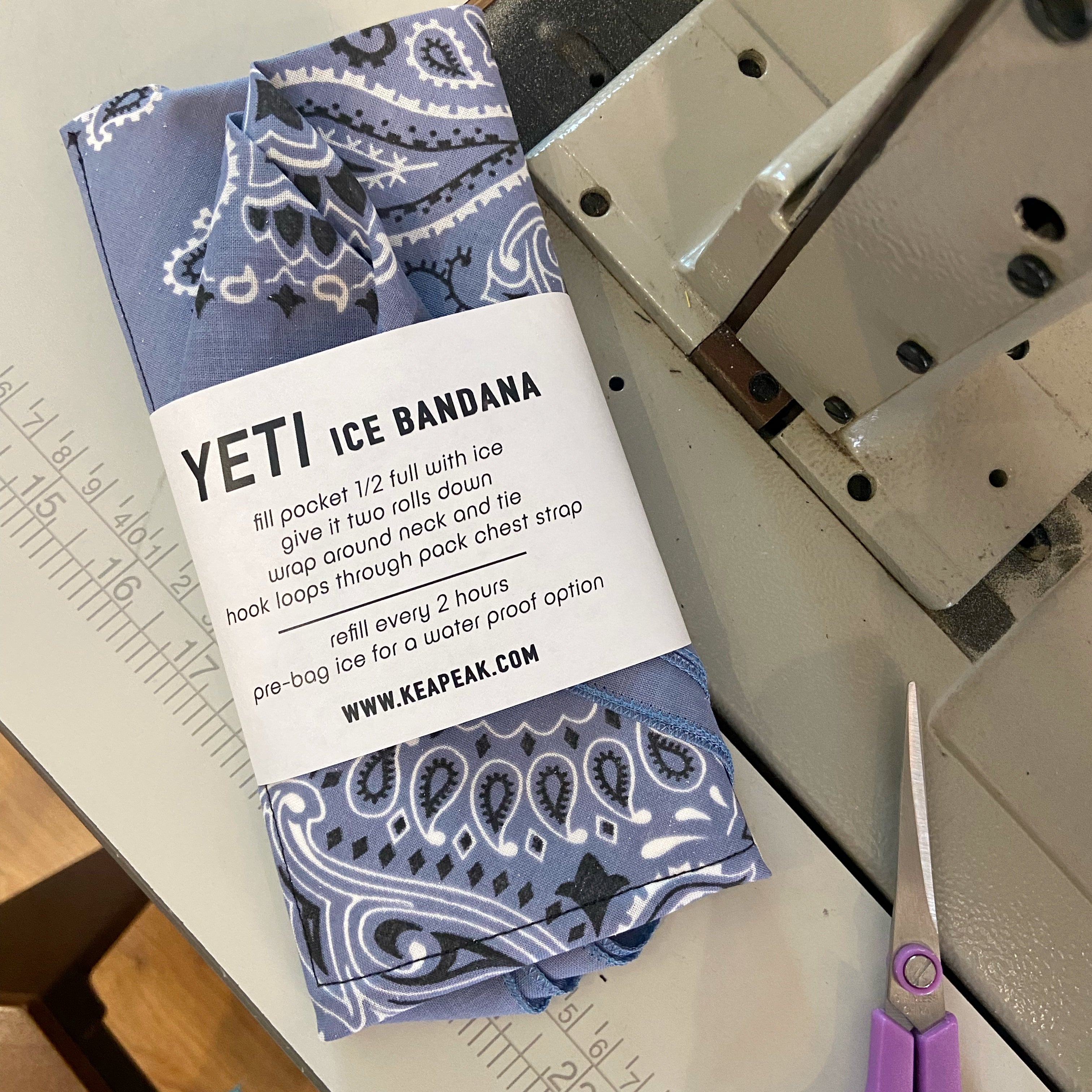 Indigo Yeti Ice Bandana – Kea Peak